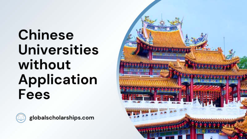 43 Global Universities with No Application Fees