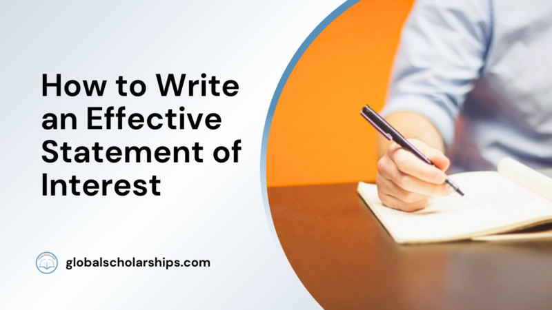 12 Tips for Writing Perfect Personal Statement - Global Scholarships