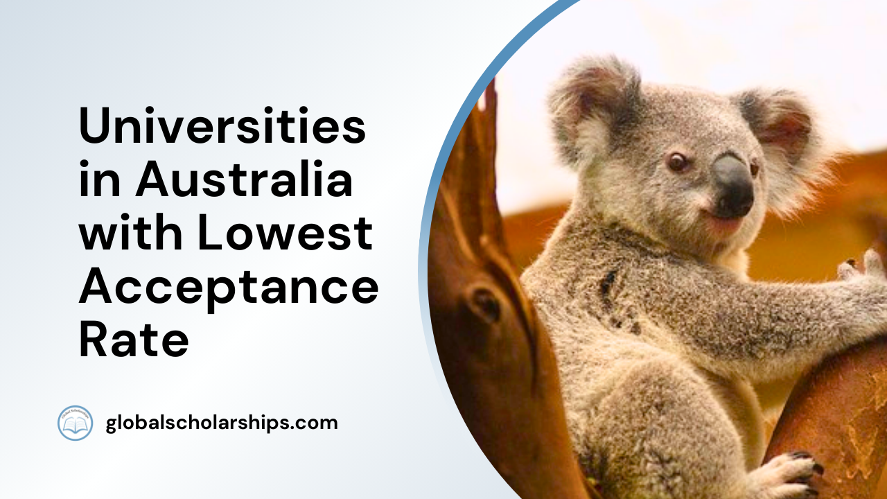 4 Universities in Australia with Low Acceptance Rates